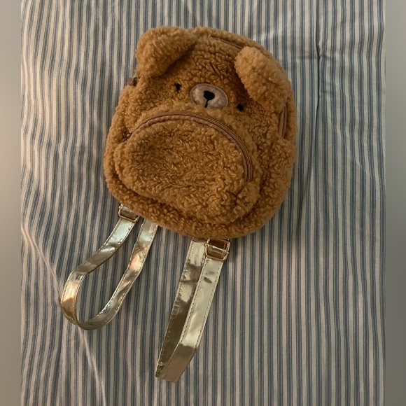 SHEIN | Bags | Plush Bear Mini Backpack | Poshmark